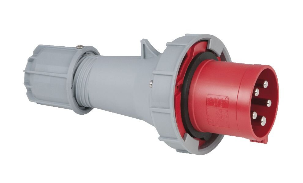 ️ CEE-form 63A 400V 5pol Stecker rot, IP67 günstig online kaufen @ Show ...