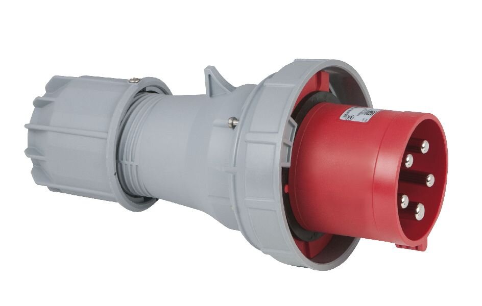 ️ CEE-form 125A 400V 5pol Stecker rot, IP67 günstig online kaufen ...