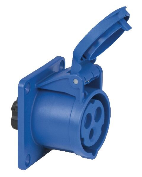 ️ CEE-form 16A 240V 3pol Anbaukupplung blau, IP44 günstig online kaufen ...